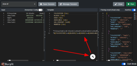 TextFSM builder - Slurp'it